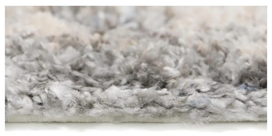 Kusový koberec shaggy Tezzy krémově šedý 160x229cm