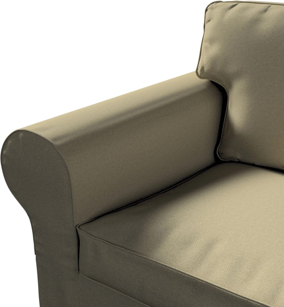 Potah na pohovku IKEA Ektorp 3-místná rozkládací, NOVÝ MODEL 2013 barva zelená látka pletený vzor