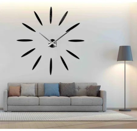 Zrcadlové nástěnné hodiny - Design pro elegantní interiér I SENTOP 12S050