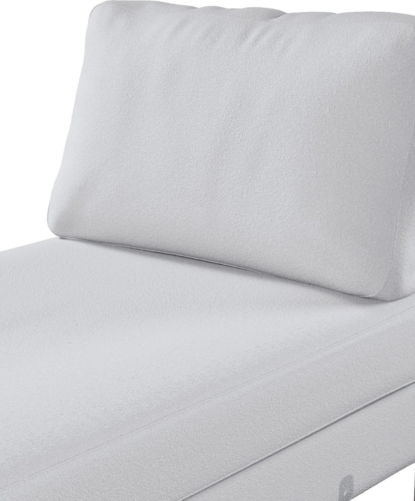 Potah na šezlong IKEA Karlstad samostatný, krátký barva bílá látka pletený vzor