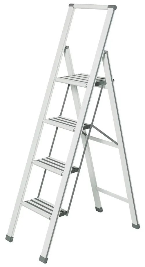 Bílé kovové schůdky 153 cm – Wenko