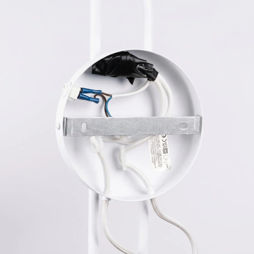 Sollux Lighting Nástěnné svítidlo NOX 2 bílé s vypínačem