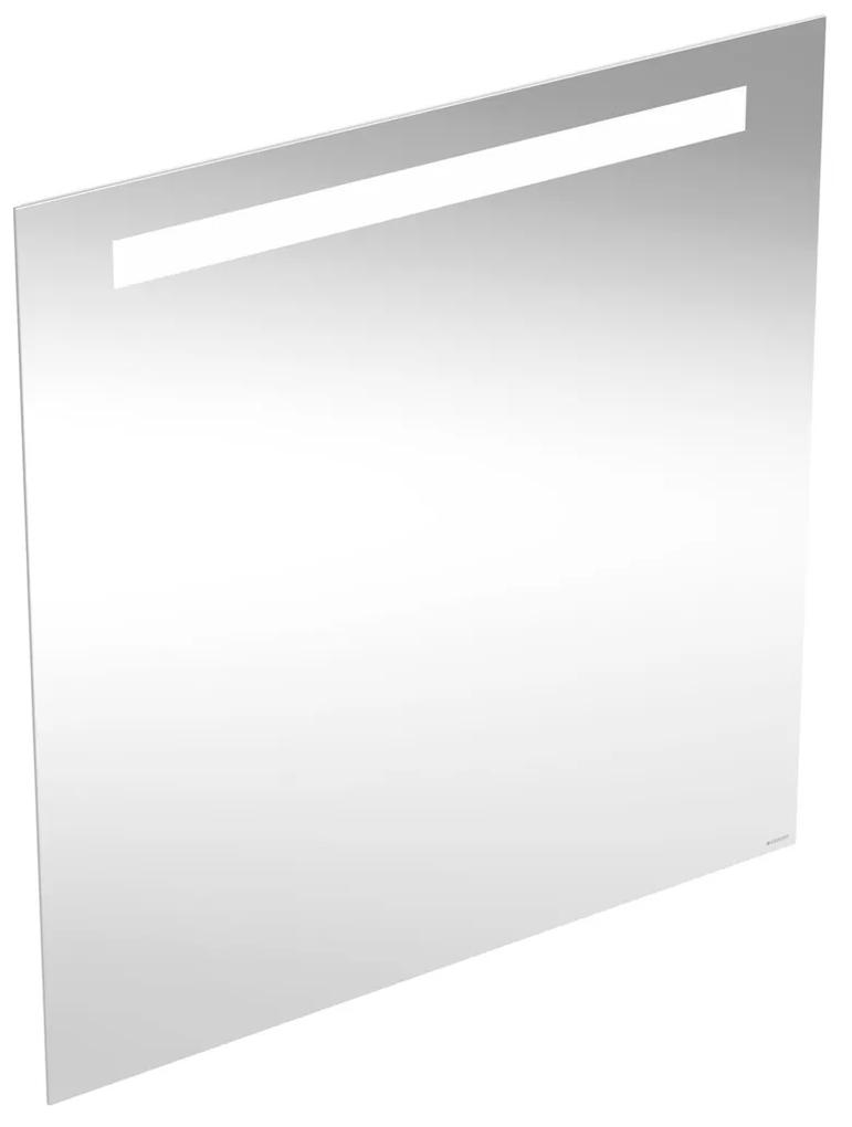 Geberit Option - Zrcadlo s LED osvětlením, 70x70 cm, hliník 502.806.00.1