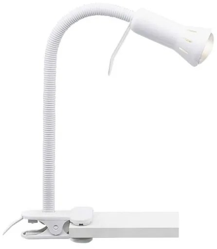 Brilliant 24705T05 Stolní lampa FLEX s klipem BÍLÁ