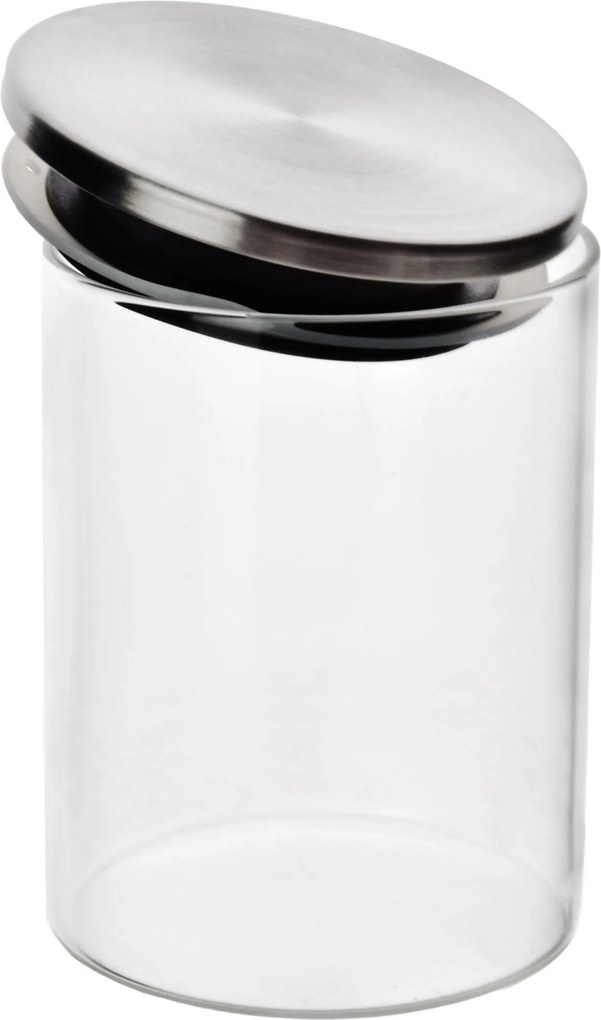 Skleněná kuchyňská dóza MODERN KITCHEN čirá