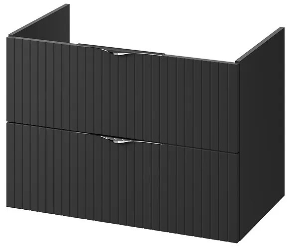 Cersanit Tirso, závěsná skříňka pod umyvadlo 794x447x572 mm, černá matná, S1017-011