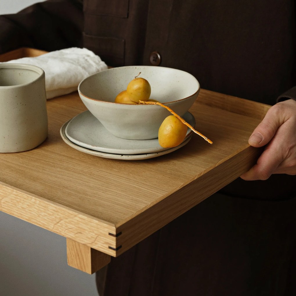 FERM LIVING Dřevěný podnos Bon X Small, Oak