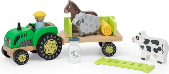Dřevěný traktor Viga 44680