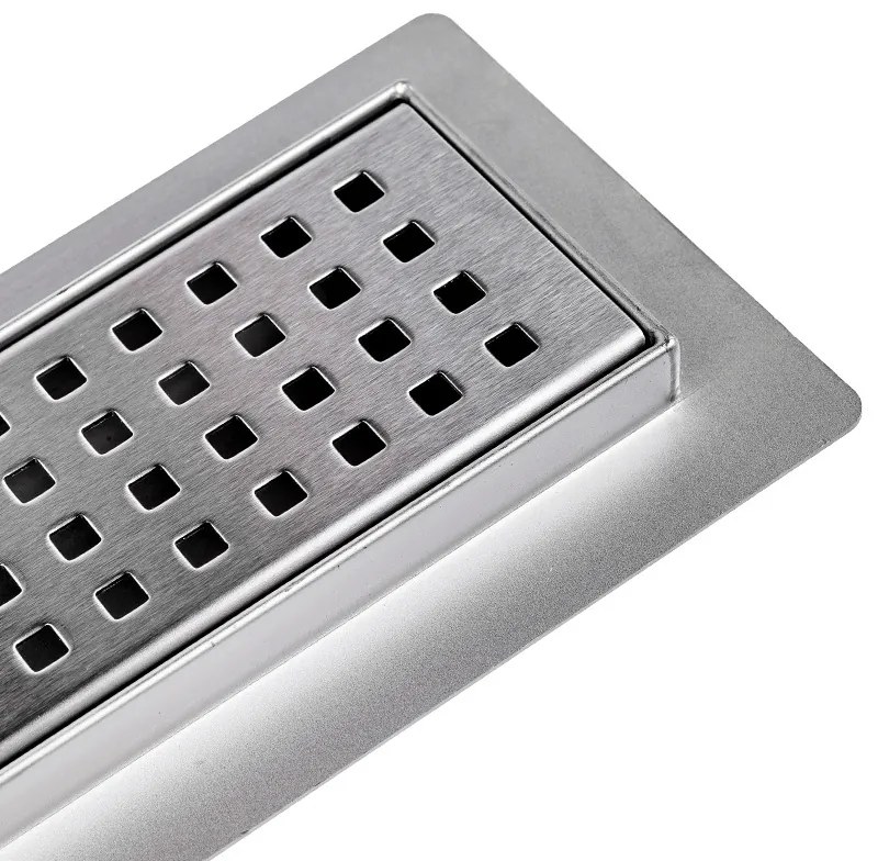 BPS-koupelny Sprchový odtokový žlab DL01 QUBE G3 HYD-2645 90 cm, satén