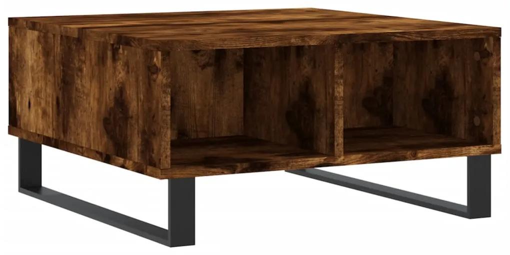 Konferenční stolek kouřový dub 60 x 60 x 30 cm kompozitní dřevo - Default Title
