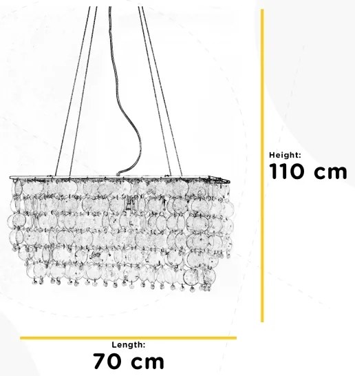 ONLI - Lustr na lanku MAKANI 6xE14/6W/230V