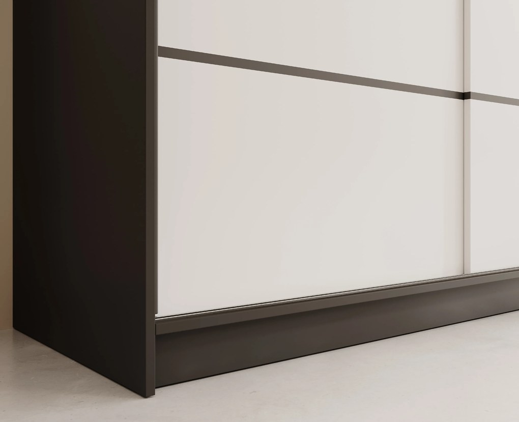 ADRK Furniture Posuvná skříň Andy 250 ADRK-SW-AND-BW-250