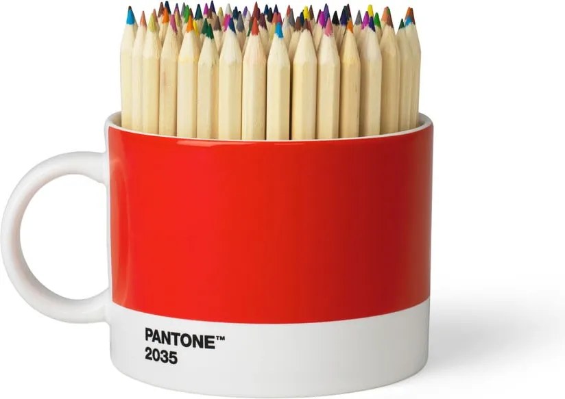 Červený porcelánový hrnek 475 ml Red 2035 – Pantone