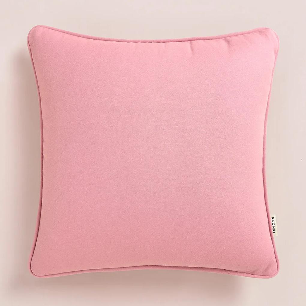Room99 Dekorační povlak na polštář Pure Bavlna Barva: Růžová, Velikost: 30 x 50 cm