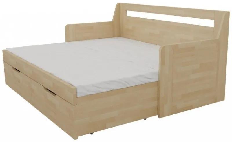 MRAVA, s.r.o. Jednolůžková postel OTELA výsuv ROZMĚR: 90 x 200 cm