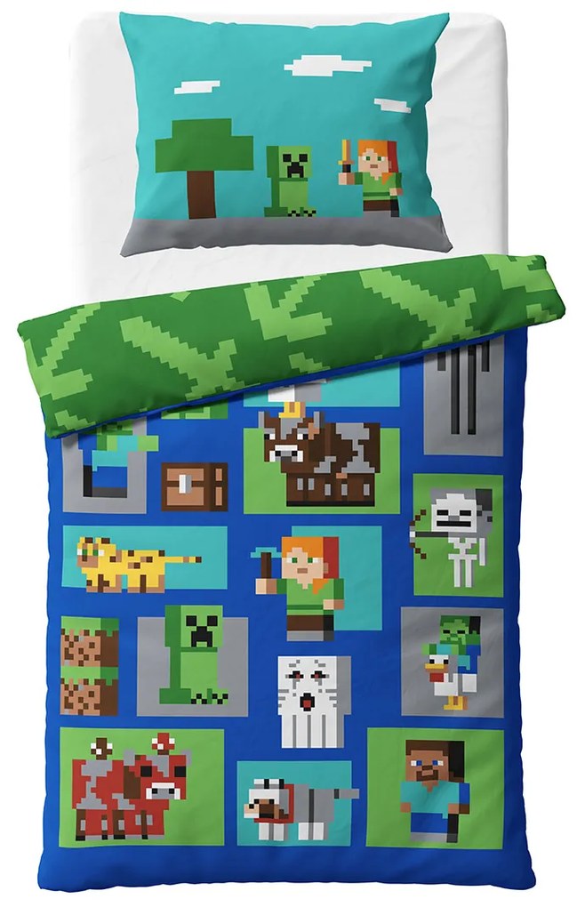 Dětské povlečení Minecraft Figure