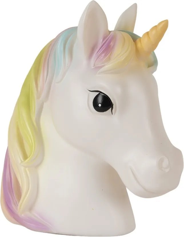Dětská stolní LED lampička bílý jednorožec Unicorn - 22*14*24 cm