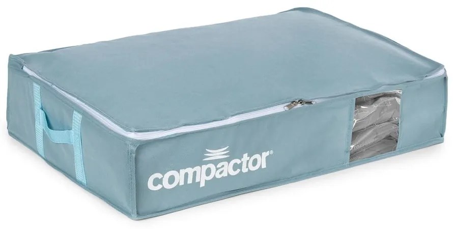 Vakuový plastový úložný box pod postel 65x45x15,5 cm Blue Edition – Compactor