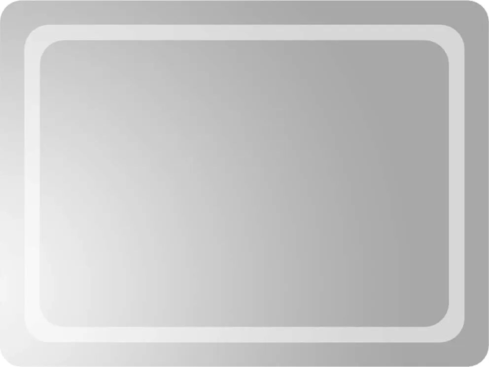 Koupelnové zrcadlo s LED osvětlením 80x60 cm 151787