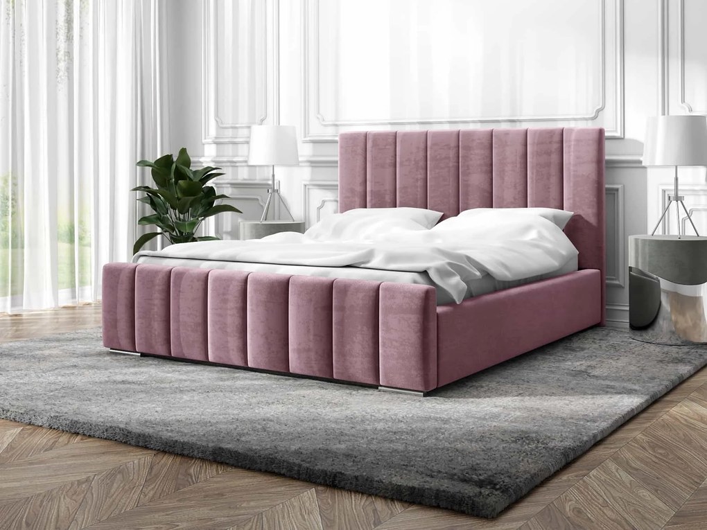 Postel MODEL 12 120x200 růžová - MAGIC VELVET 2258