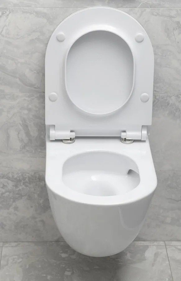 GSI GSI, PURA závěsná WC mísa, Swirlflush, 55x36 cm, bílá dual-mat, 881509