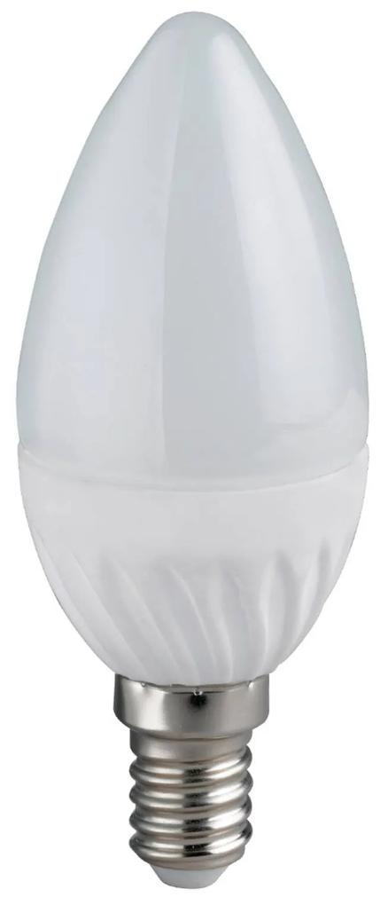 LED svíčka žárovka E14 5W stmívatelné teplé bílé