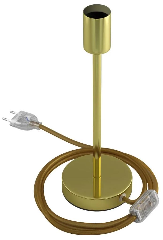 creative cables Kovová stolní lampa Alzaluce Velikost: 10 cm, Barva: Matný bronz