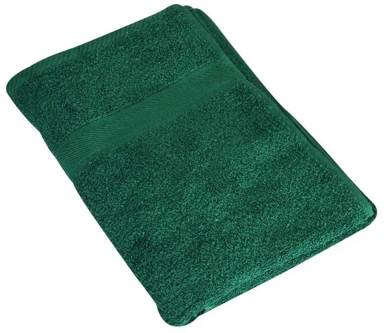 Vesna | Osuška Standard 70x140 cm tmavě zelená froté