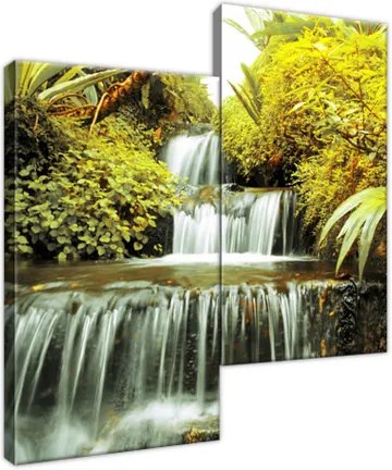 Tištěný obraz Vodopád v přírodě 60x60cm 2538A_2J