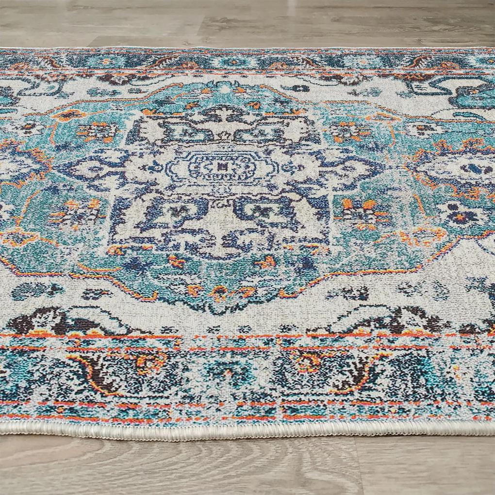 Conceptum Hypnose Kusový koberec Woopamuk241, Modrá Rozměr koberce: 140 x 220 cm