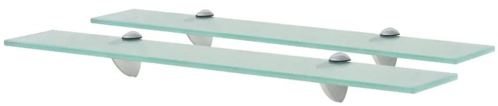 Plovoucí police 2 ks sklo 60 x 10 cm 8 mm 3051497