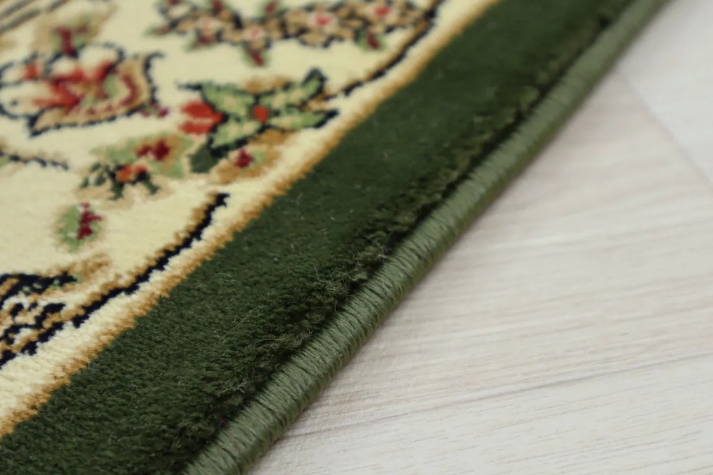 Berfin Dywany, Běhoun na míru Anatolia 5378 Y (Green), šíře 120 cm, zelená, chodba / předsíň