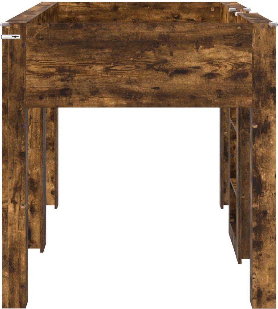 Patrová postel pro děti Kouřový dub 90 x 200 cm 3410495