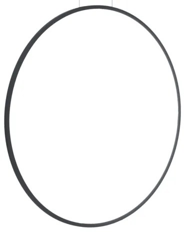 LED Lustr na lanku SATURNO LED/46W/230V pr. 80 cm IP44 černá