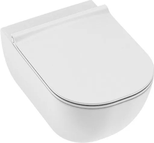 JIKA Mio Závěsné WC se sedátkem Rimless, 35 × 36 × 53 cm, bez splachovacího kruhu