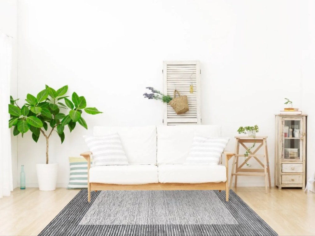 Berfin Dywany, Kusový koberec Vals 8001 Grey, 200x290, šedá, kancelář