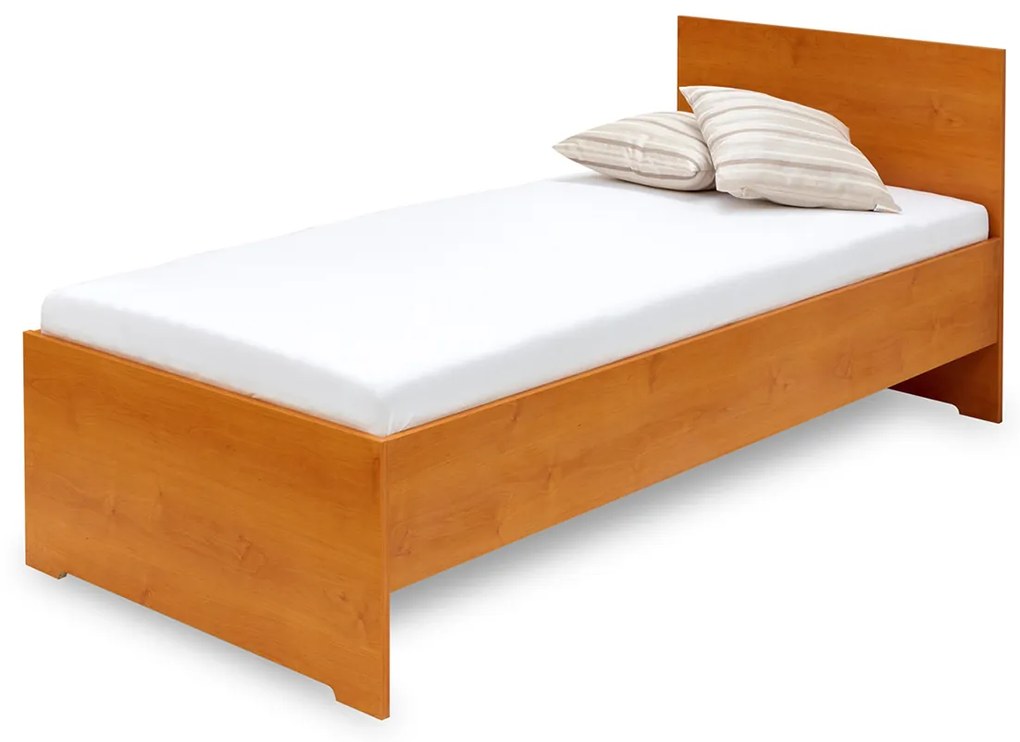 Nábytek Mikulík Retro postel DINO, 80×200 cm Dekor: Jasan šedý