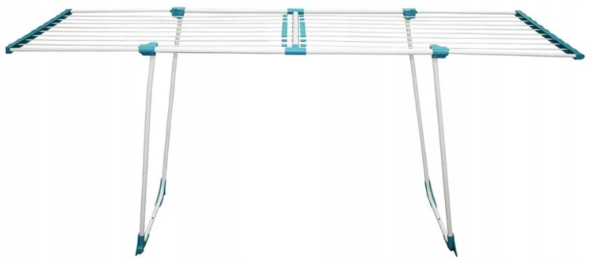 Erga Model 306U, stabilní teleskopický sušák na prádlo 202x55x92 cm, bílá-zelená, ERG-SEP-10SUSSTOPROFE
