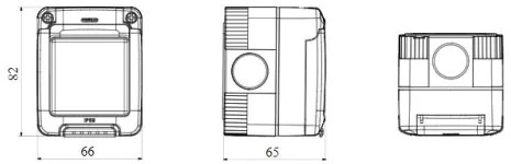 Gewiss 27 Combi skříňka IP55 1M šedá GW27041