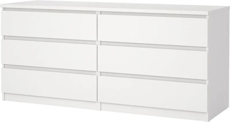 Komoda Simplicity 154 x 50 x 70 cm, bílá