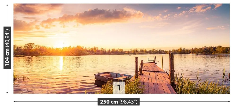 Fototapeta Jezero Sun. 104x70