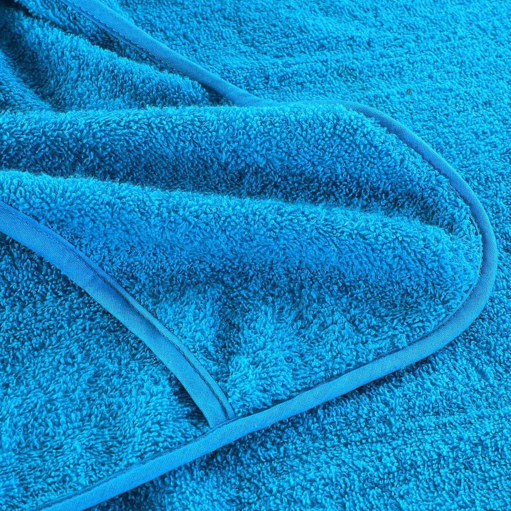 Plážové osušky 6 ks tyrkysové 60 x 135 cm textil 400 GSM 3157061