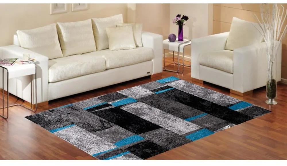 Kusový koberec Ringo šedomodrý 140x190cm