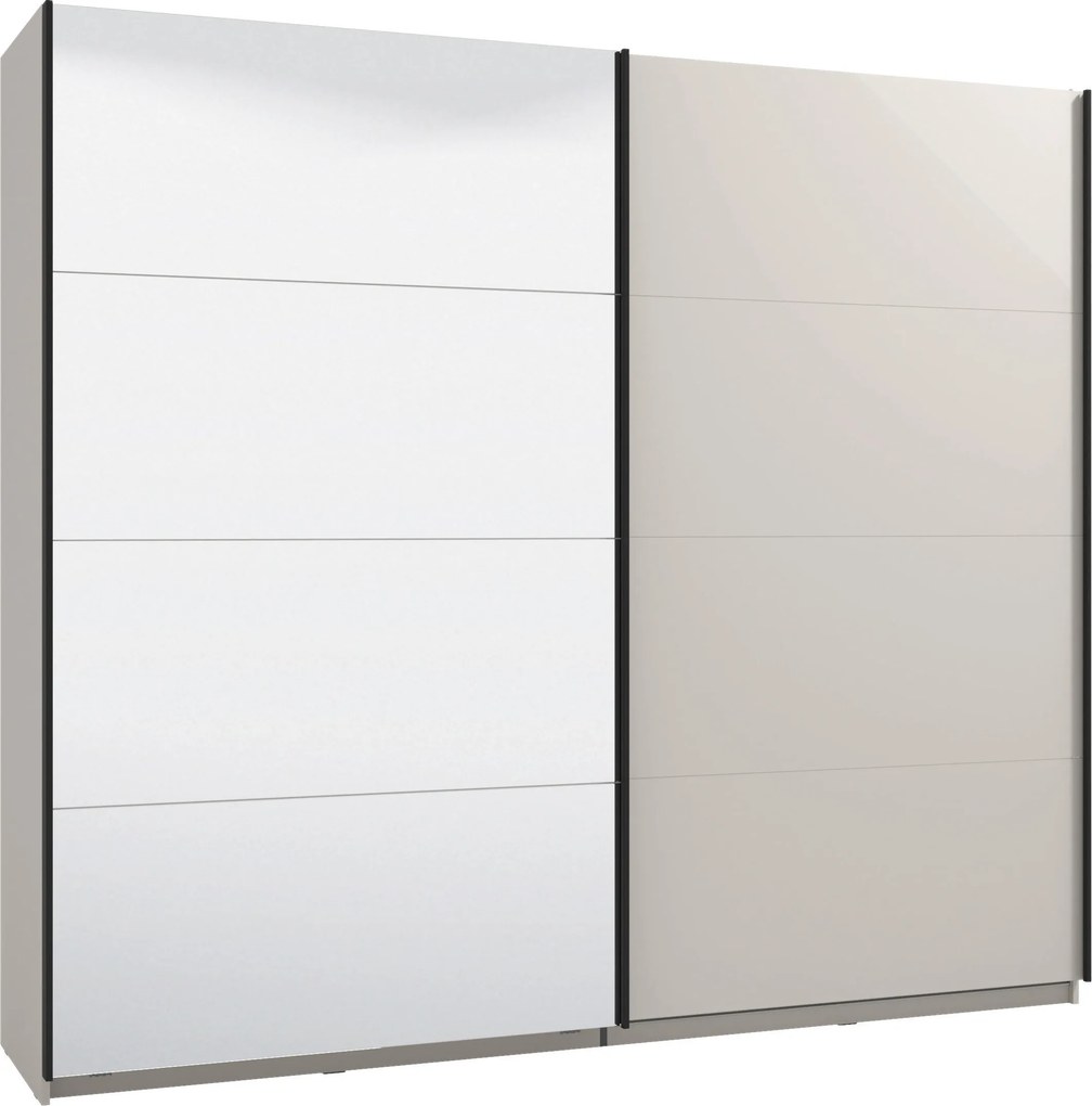 XXXLutz SKŘÍŇ S POSOUVACÍMI DVEŘMI, kašmírová, 245/217,5/62 cm Xora - Šatní skříně - 000834013315