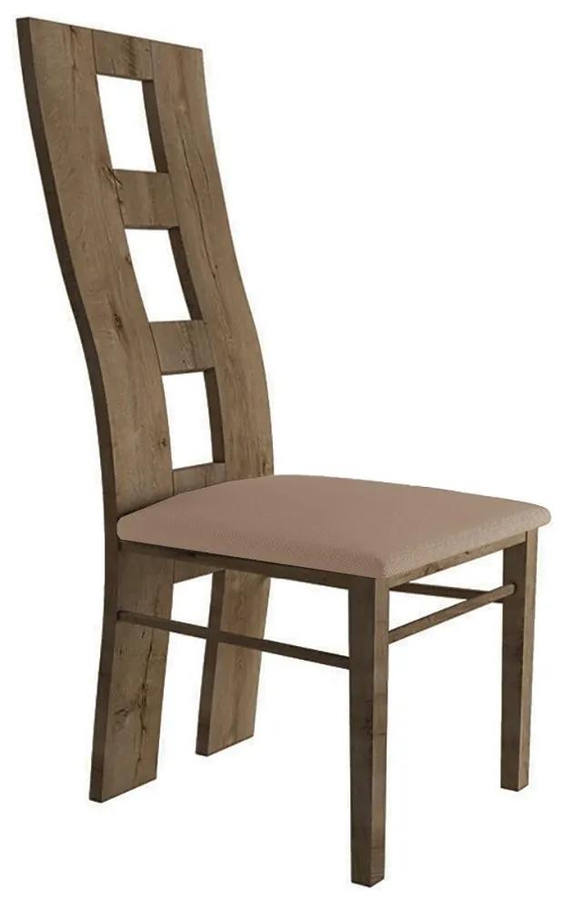 MONTANA d | jídelní židle KRZ5 | 40 cm | lefkas/béžový sedák