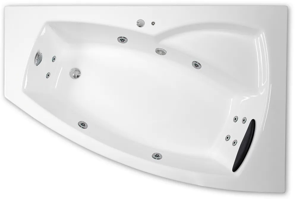 Arttec Thaleila Surf 160 x 105 cm vana hydromasážní akrylátová pravá PAN04386