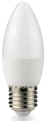 BERGE LED žárovka - ecoPLANET - E27 - 10W - svíčka - 880Lm - studená bílá