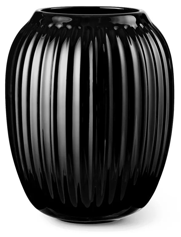 Váza Hammershoi Black 21 cm Kähler