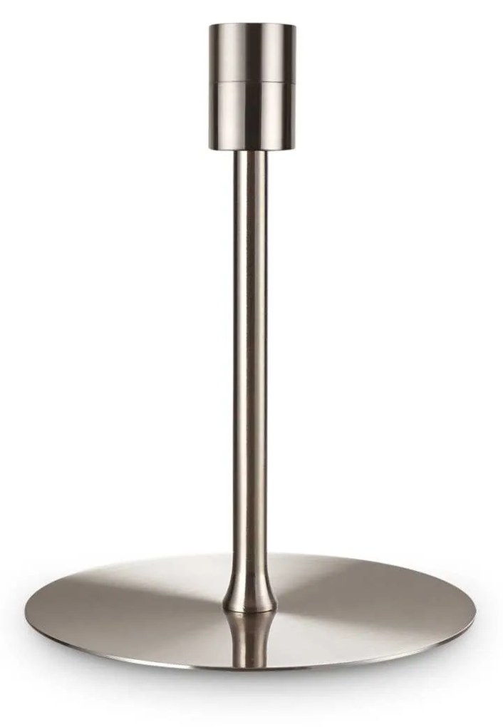Ideal Lux Stolní lampa SET UP, SMALL, ⌀16,5cm Barva stínidla: šedá, Barva podstavce: bílá
