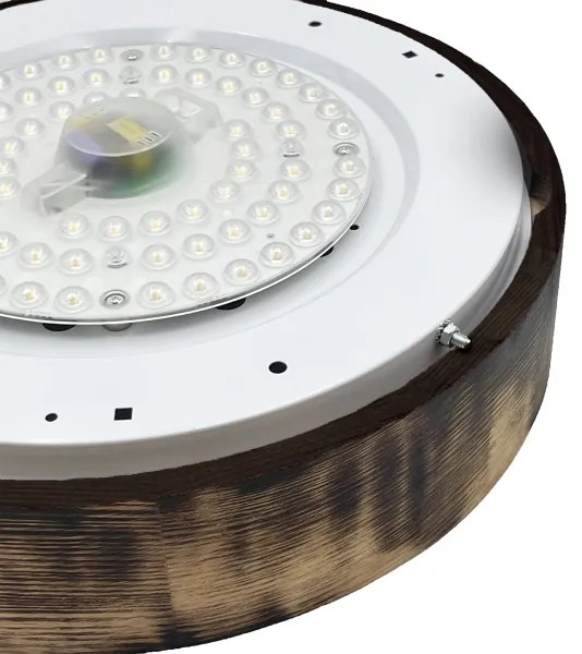 Brilagi - LED Stropní svítidlo CARVALHO SMOKEY LED/36W/230V dub pr. 37,5 cm